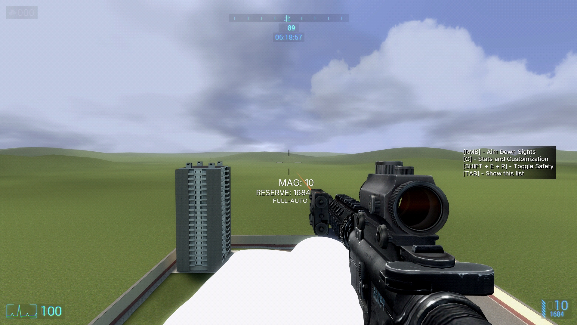 【GMOD】最喜欢用的使命召唤4武器枪械_游戏热门视频