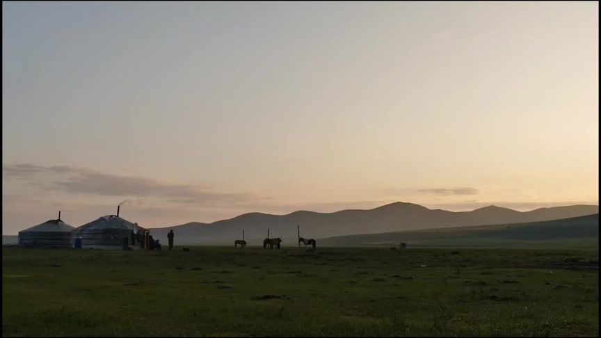 敕勒歌 北朝民歌 小学古诗词配乐 朗读 部编版语文一年级上册