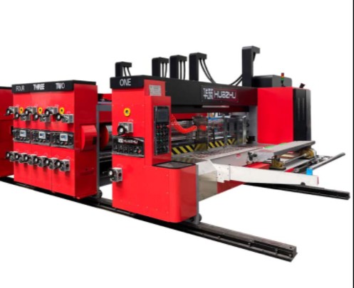 生产纸箱设备A淄博生产纸箱设备A纸箱印刷机设备成型视频