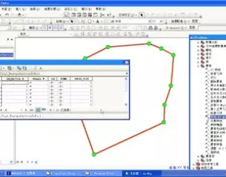 ArcGIS之三十三区线文件拐点坐标生成