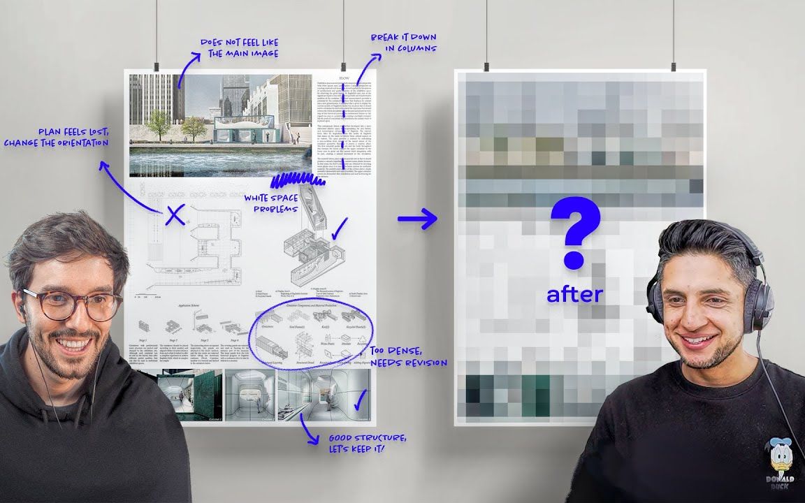 竞赛毕设展板设计教程(中文字幕)