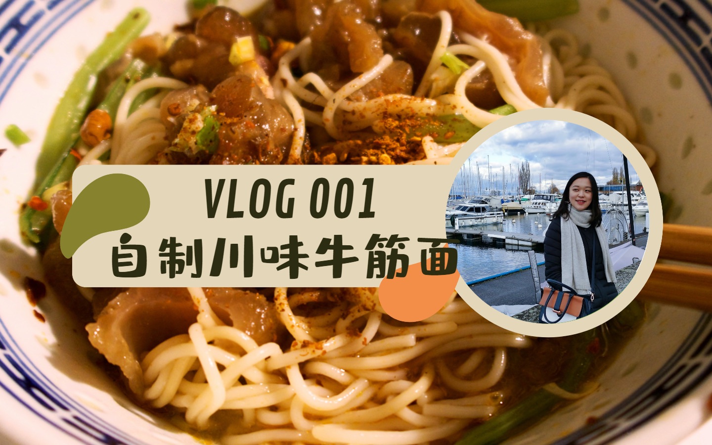 100天VLOG打卡挑战 I 第一集:法国秋天好冷,想吃卤牛蹄筋。新买的电...