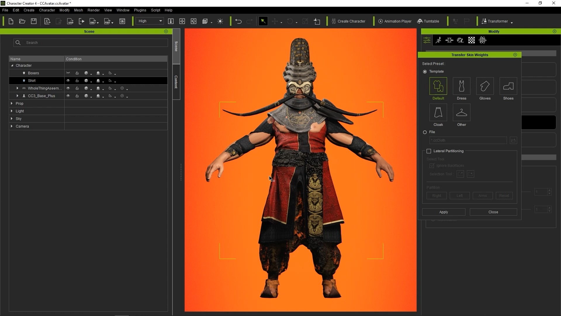 Character Creator 4 教程:将外部的服装导入CC4并使其与人物贴合