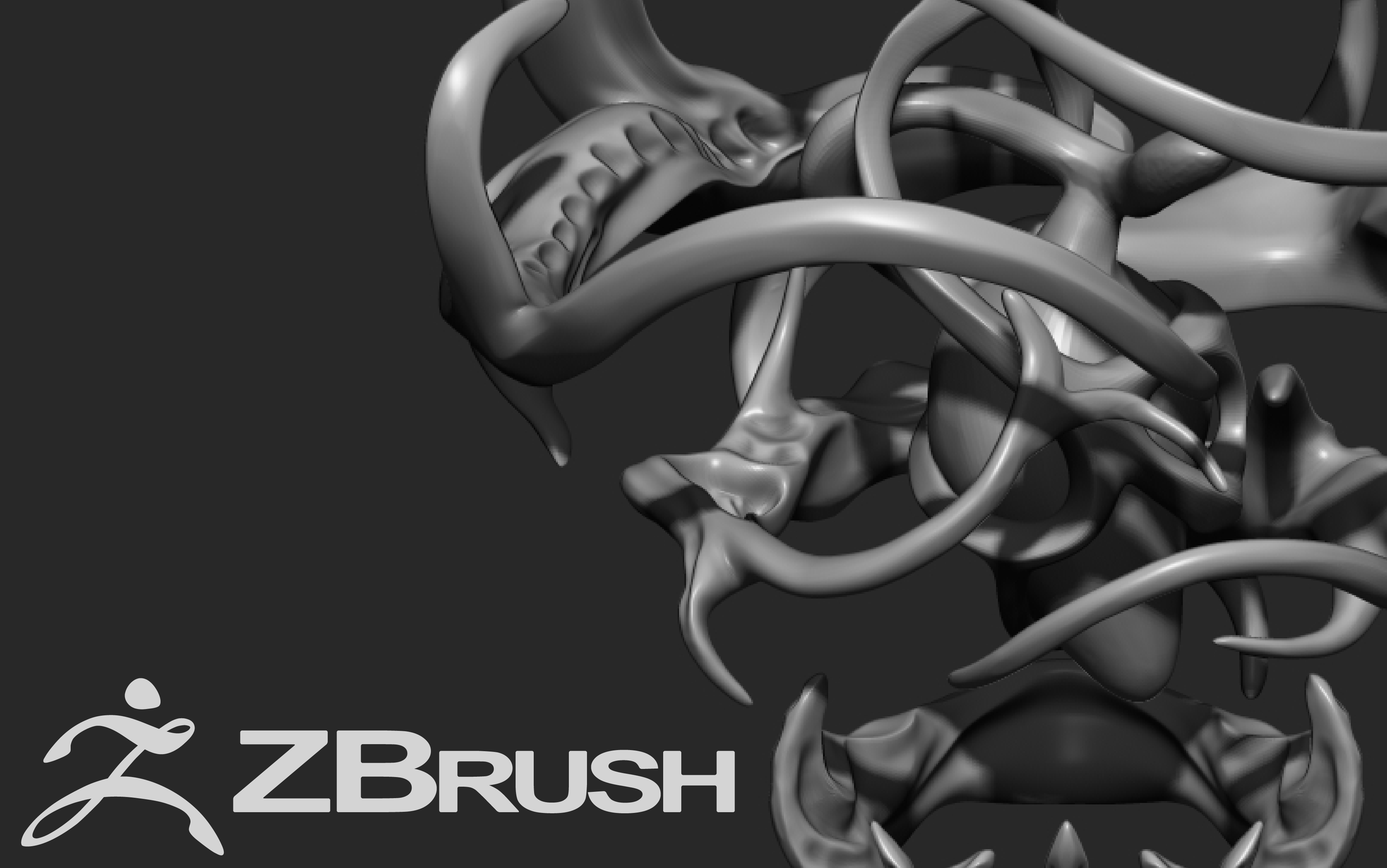 终于建完了那个奇幻风机械独角兽【ZBrush延时】(3/3)