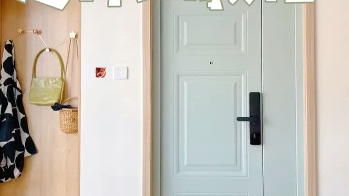 我家被问爆的抹茶色入户门超详细教程来啦!