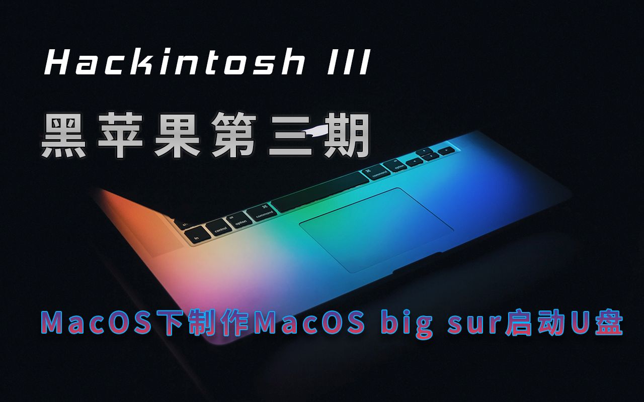 MacOS下制作黑苹果安装U盘,从APP Store下载原生的MacOS big sur,...