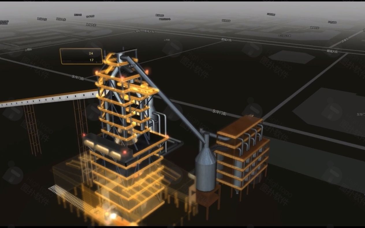 数字孪生钢铁厂与GIS匹配