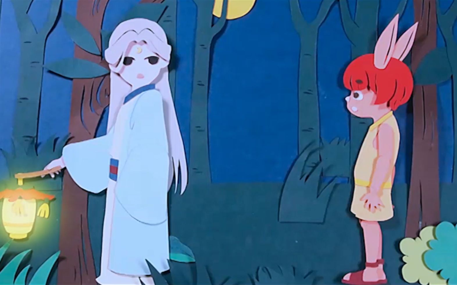 AniOne丨他好漂亮!定格剪纸动画也可以这么玩!:西北大学毕设《修月人...
