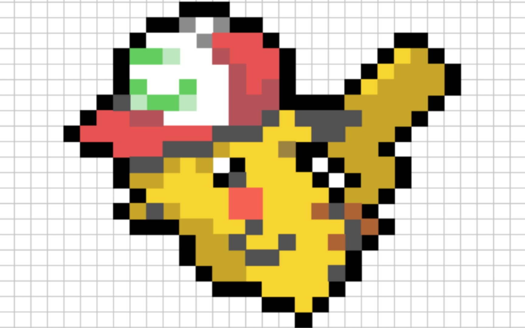 《我的世界》宝可梦图鉴(00025)就决定是你帽子皮卡丘