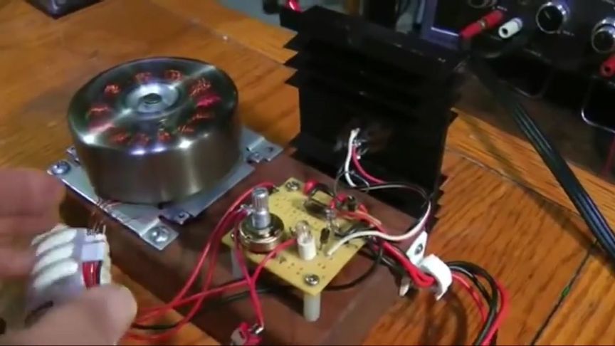 国外DIY达人制造的高压电动机,就是线圈缠绕方式挺特别