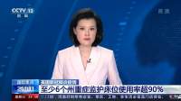 美国新冠肺炎疫情 至少6个州重症监护床位使用率超90%