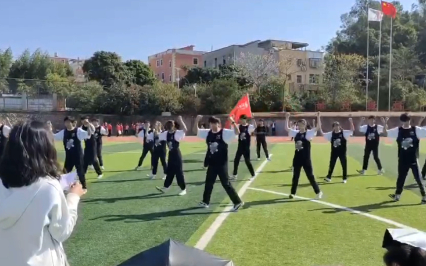 啦啦操彩排3分钟完整版,记录青春生活