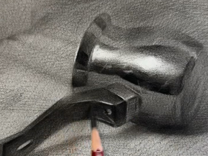 素描中不同物体质感表现