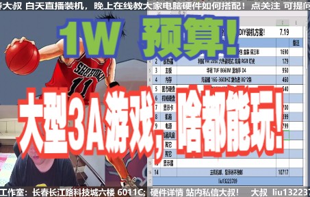 ...要求 2K分辨率,大型游戏通吃!,I5 12600KF+3080显卡,装机方案讲解!