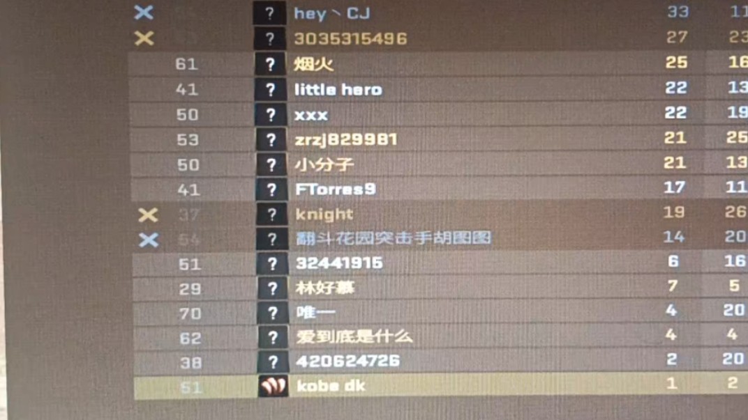 cs2为什么别人的头像都是问号