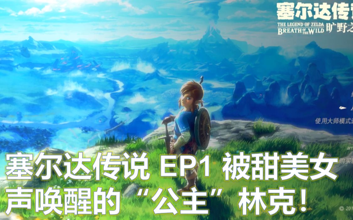 {新宇阁下}塞尔达传说 EP1 被甜美女声唤醒的“公主”林克!