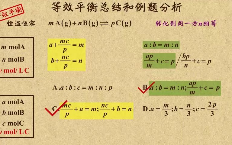 《7》等效平衡和化学分析列题