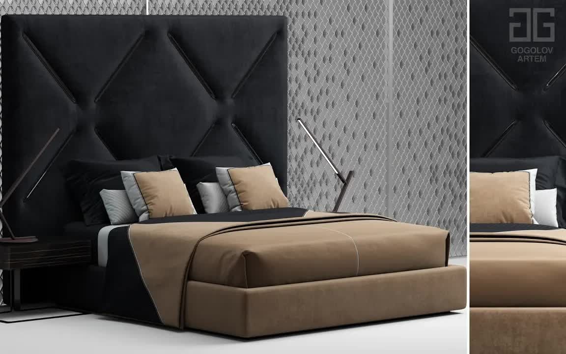 第37期 3dmax家具建模详细教程 3dmax床建模教程丨3Dmax基础教程...