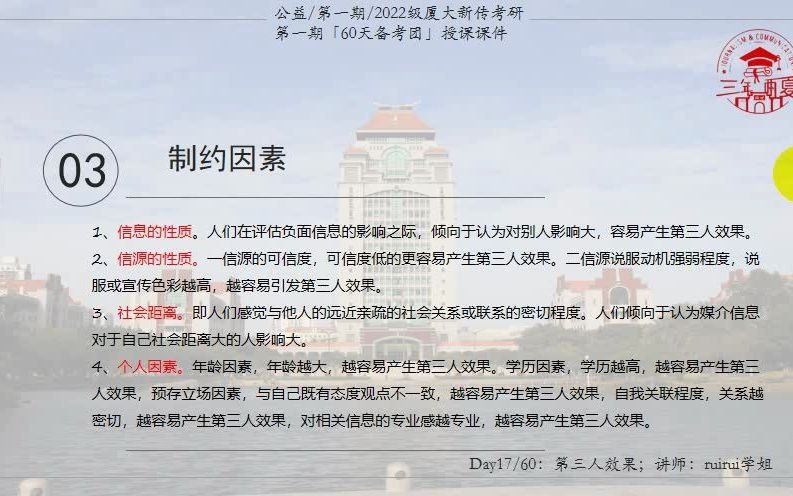 Day17 第三人效果——《传播学教程》