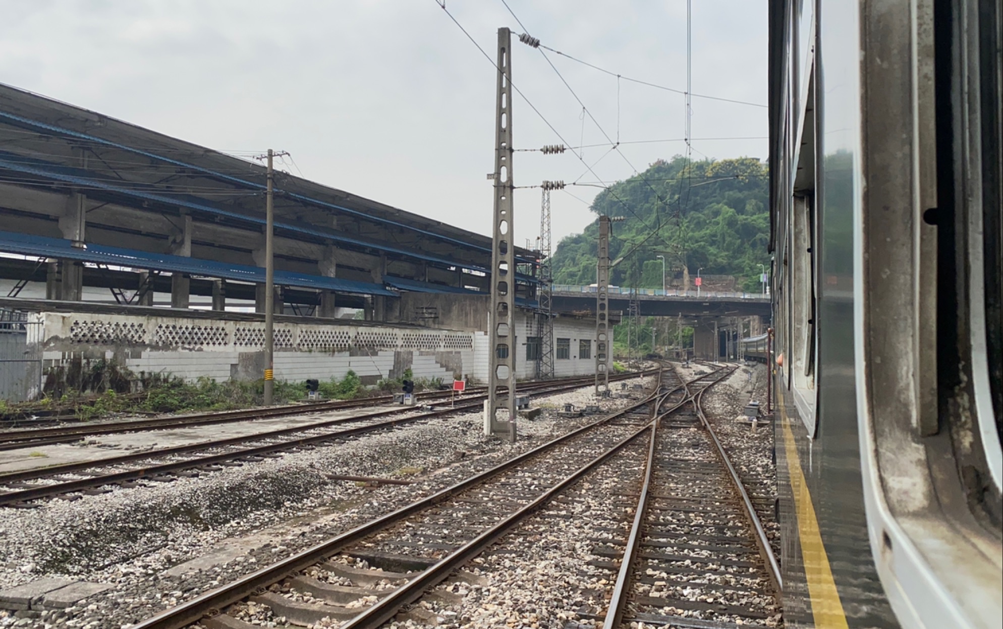 【运转】5612次列车重庆-重庆南侧方瞭望