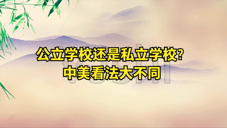 公立学校还是私立学校?中美看法大不同