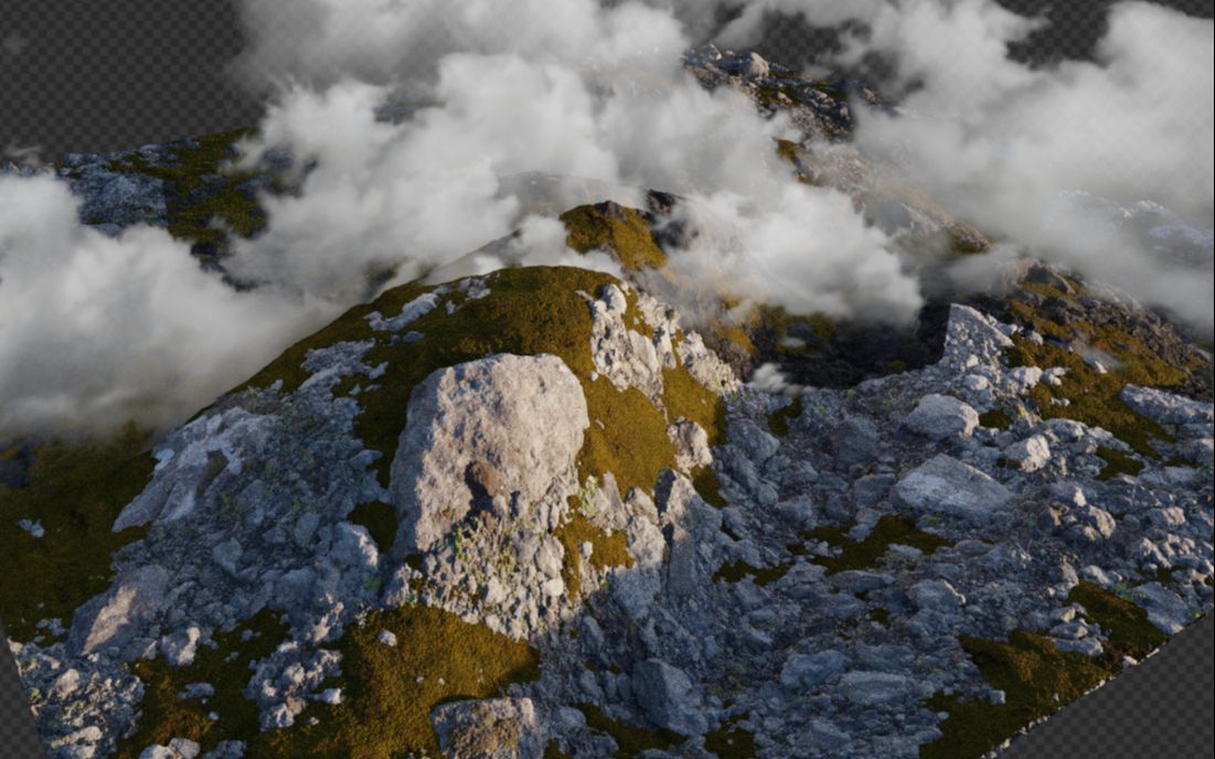 blender教程02(地形+云雾)