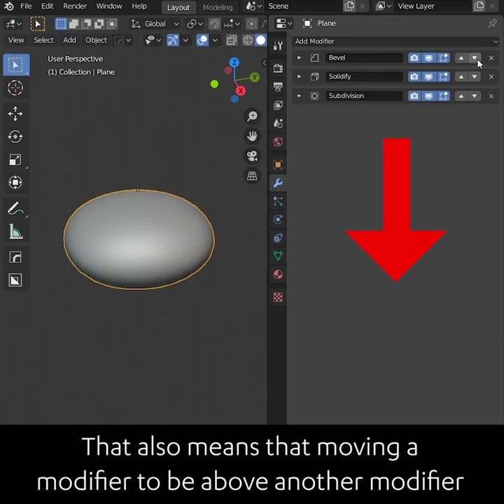 【Blender教程】小技巧:修改器的堆叠顺序
