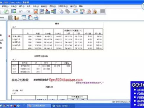 陈老师spss数据分析教程之spss方差分析事后检验多重比较两两比较