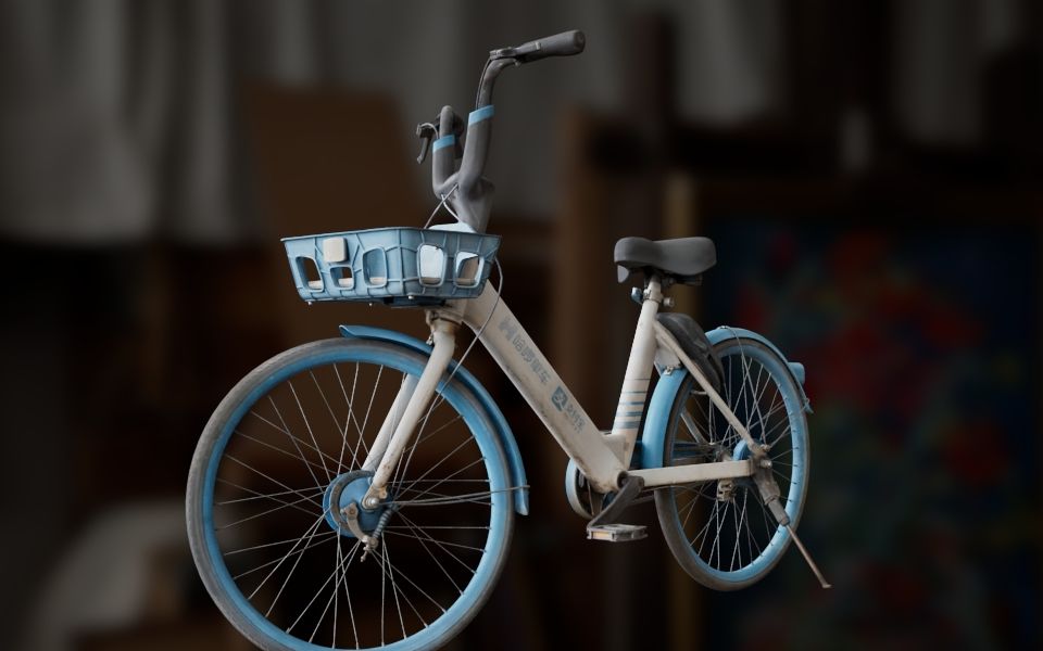 哈罗单车 模型材质绑定测试