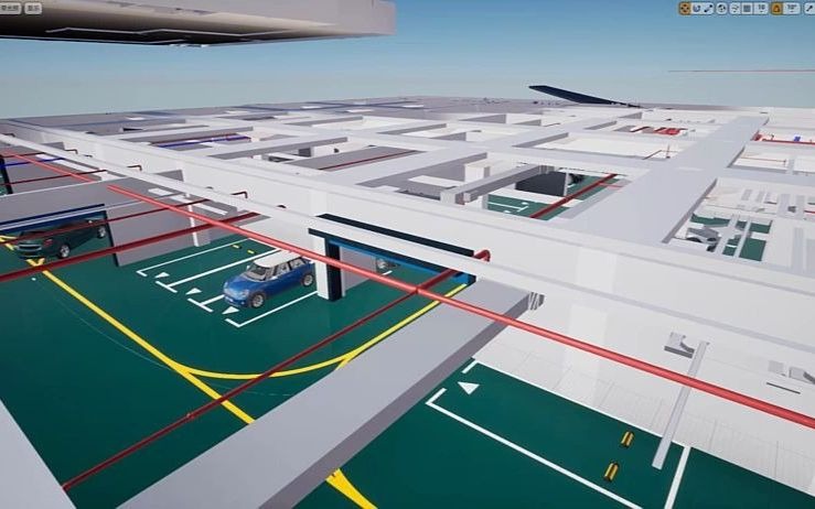 孪生底板-地下车库