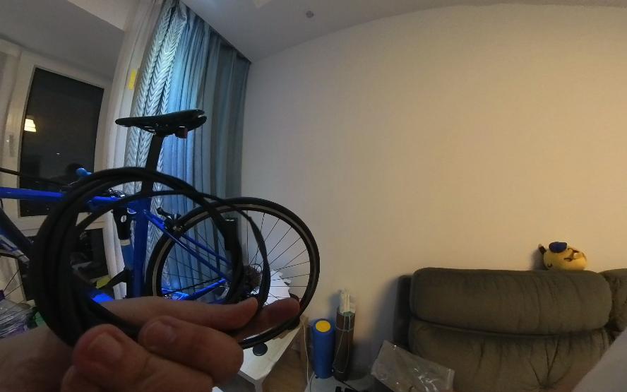 第一视角沉浸式给公路车换线管