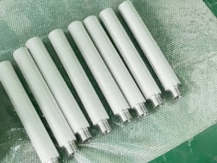 304不锈钢烧结网气体采样探头滤芯CEMS烟气采样仪过滤器滤网10um