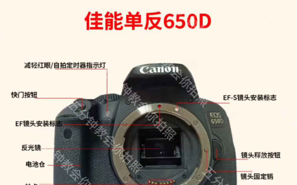 佳能650D按键界面:提升创意的高性能单反相机五分钟教你拍照-相机...