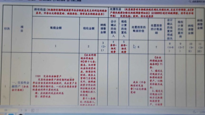 2020年企业所得税汇算投资收益纳税调整表填写指南