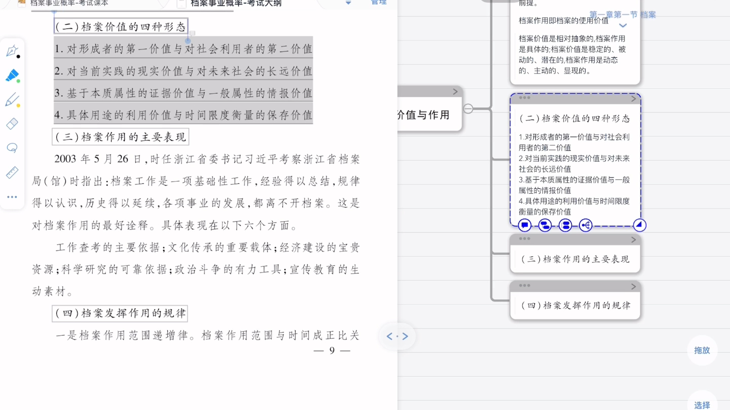 档案事业概论 沉浸式笔记整理