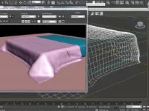 3DMAX被子床单建模实例 3dmax教程入门到精通 动力学建模教程