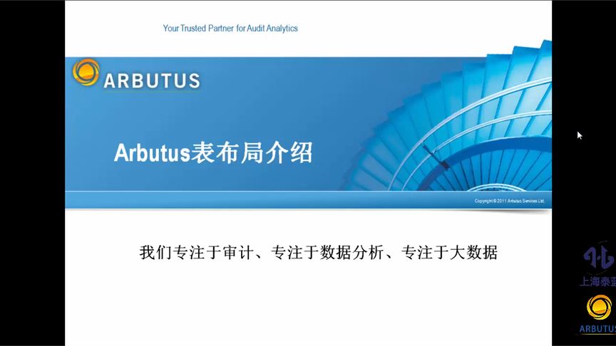 Arbutus009-表布局介绍-审计数据分析-数据定义-数据格式
