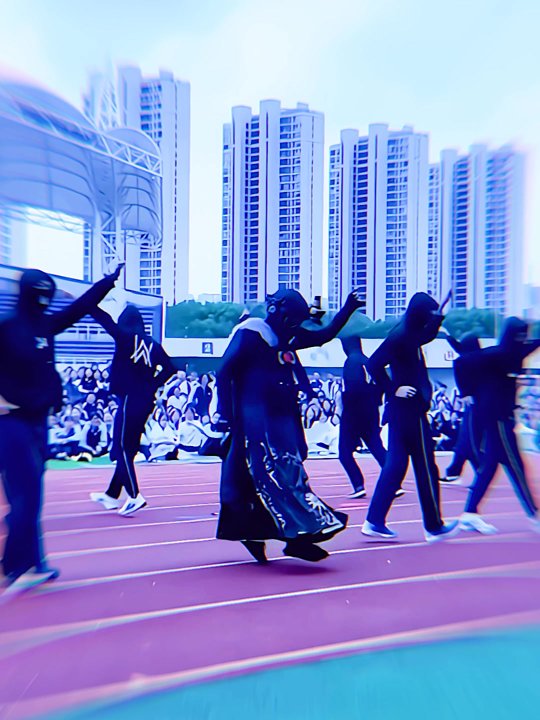 “校运会开幕式这一块/.” #校运会开幕式