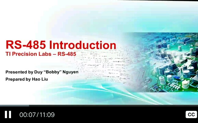 RS485 第一课 什么是RS485?