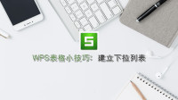 WPS表格小技巧:建立下拉列表