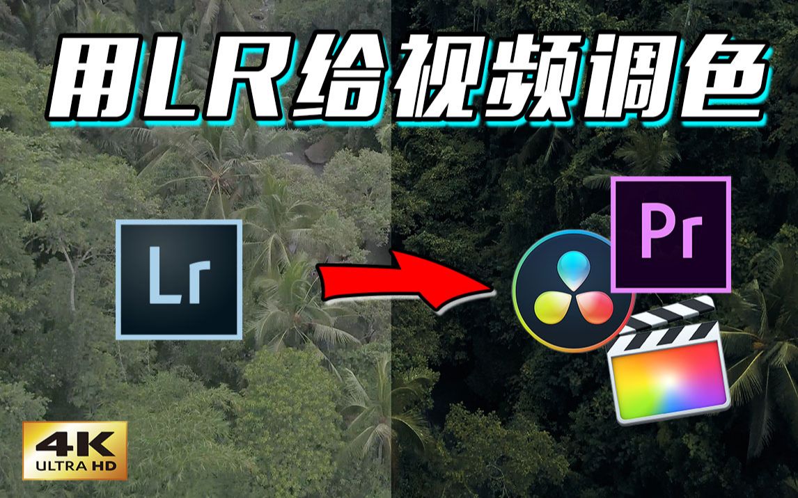 如何用Lightroom生成LUT(预设)快速后期调色【PR FCPX 达芬奇通用】
