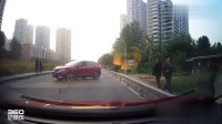 行车记录仪实拍:任性的司机,逍客当牧马人使唤,有没有考虑车的感受