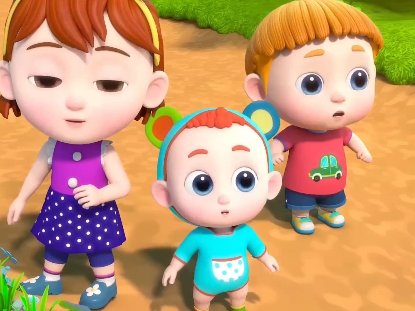 儿童启蒙动画:爸爸带着乔尼和弟弟钓鱼,钓起来第一个大鱼