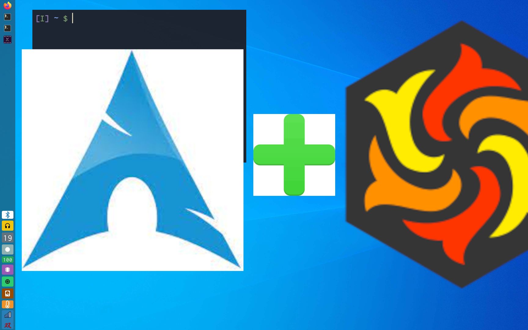从零开始安装archlinux以及wayfire窗口管理器:在qemu虚拟机中演示