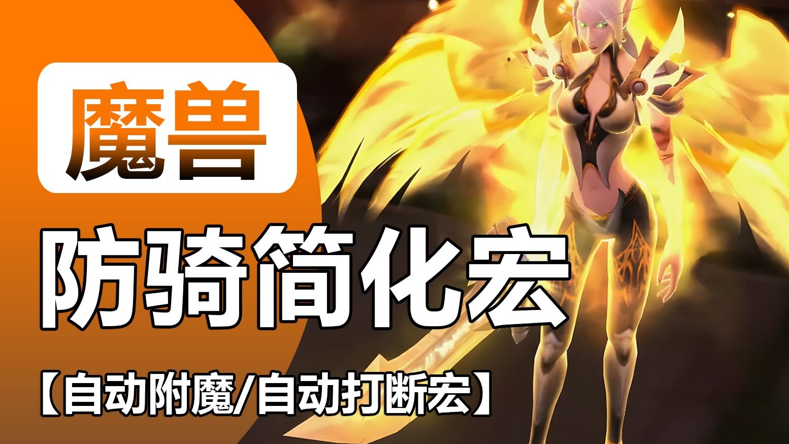 ...自动打断宏/自动附魔/一键输出循环爆发宏/魔兽世界正式服圣骑士T宏...