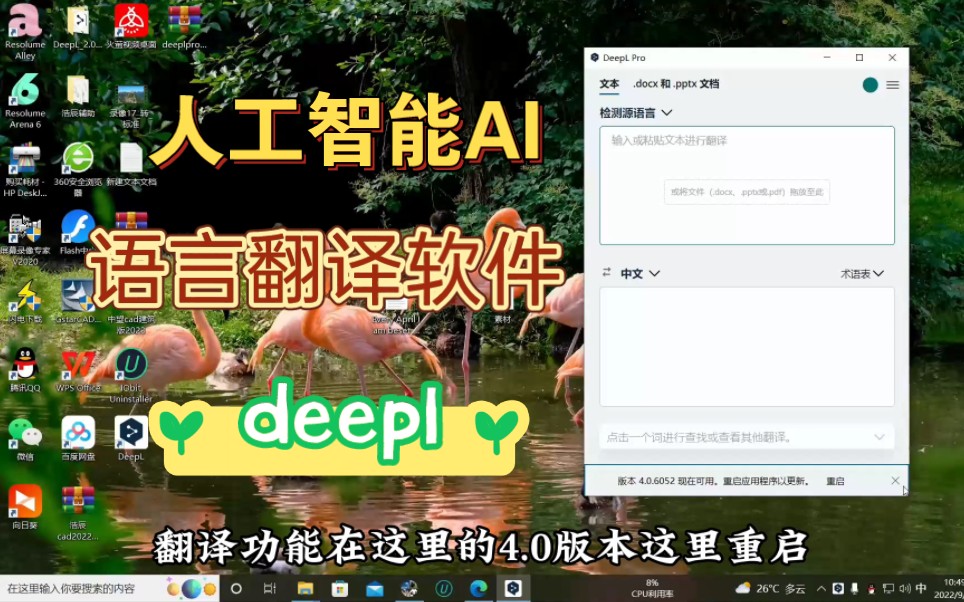 玩转人工智能AI技术语言翻译软件deepl,绿色无限制使用不香吗?