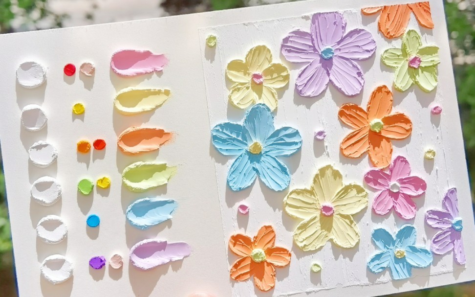 油画棒|马卡龙调色教程(新手入门必看)