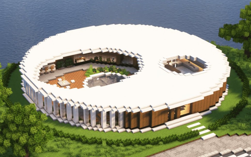 【我的世界建筑教程】现代艺术住宅