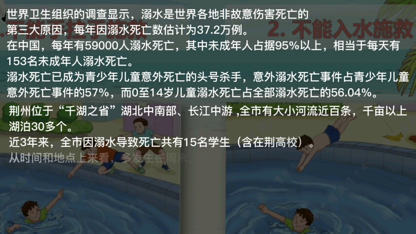 荆州市预防少年儿童溺水宣传片成片