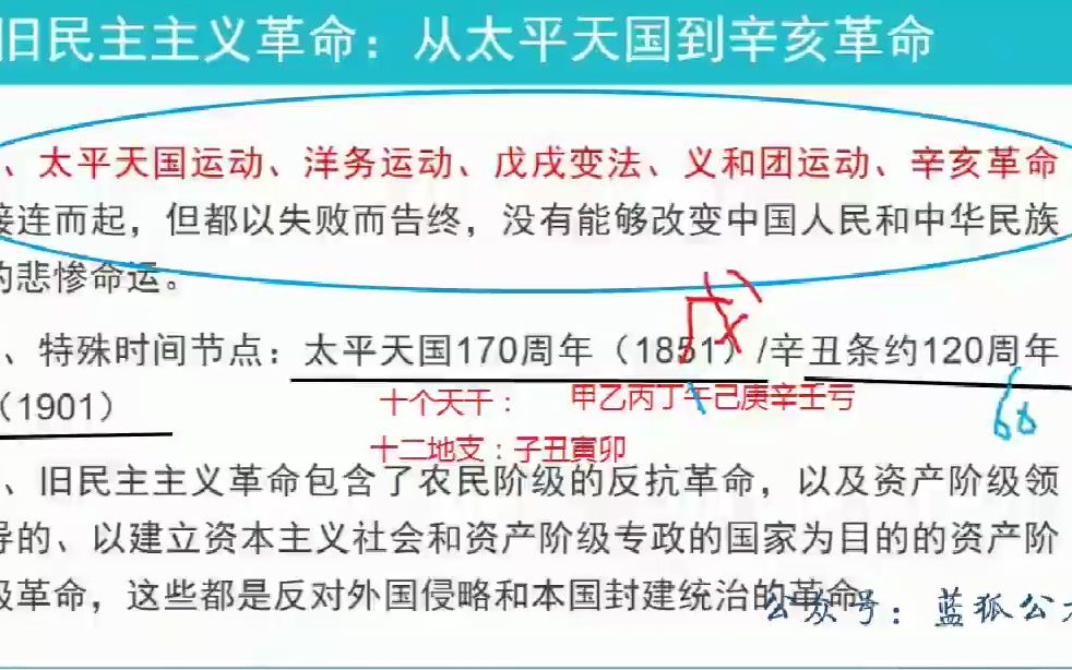 LT公考行测班(高品质早课)早课-旧民主主义革命:从太平天国到辛亥...